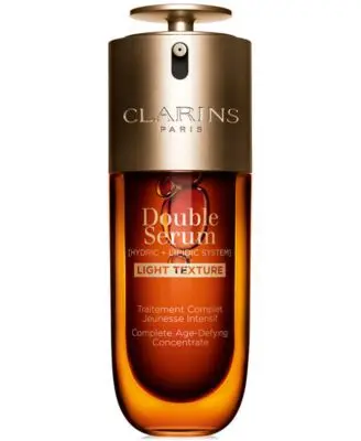 Clarins Double Serum Light Texture To Firm Boost Radiance Refine Pores - No Color
