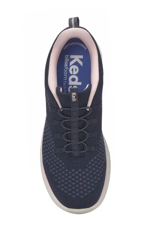 KEDS® Bliss Knit Sneakers - Navy Blz/pin Engknt