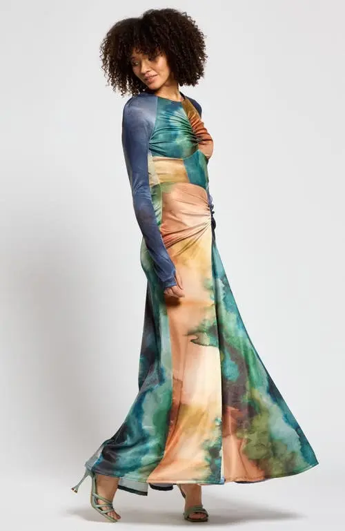 DASKA Cordelia Printed Maxi Dress