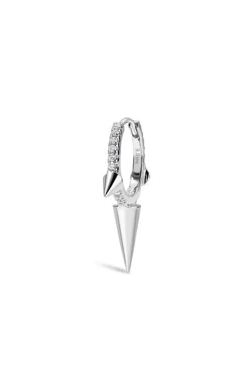 MARIA TASH Triple Spike Diamond Earring - White Gold