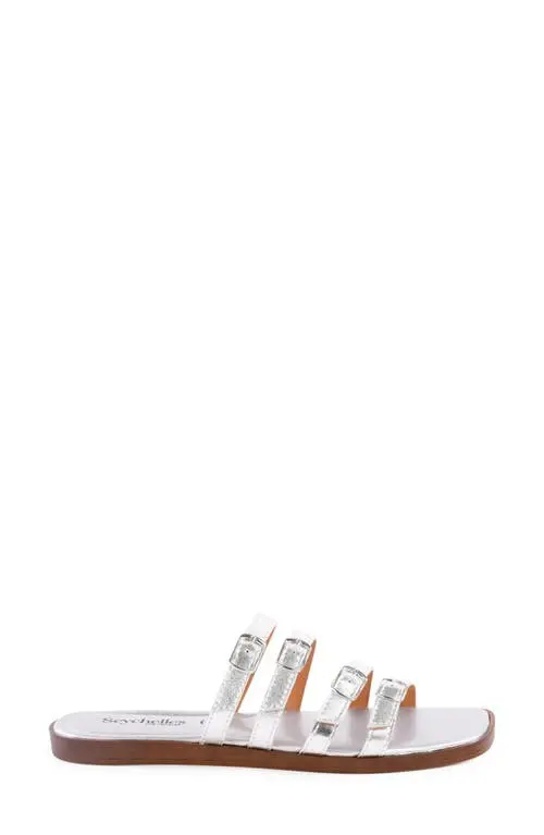 Seychelles Persuasion Strappy Sandals - Silver
