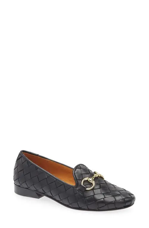 Robert Zur Letti Bit Woven Loafer - Black