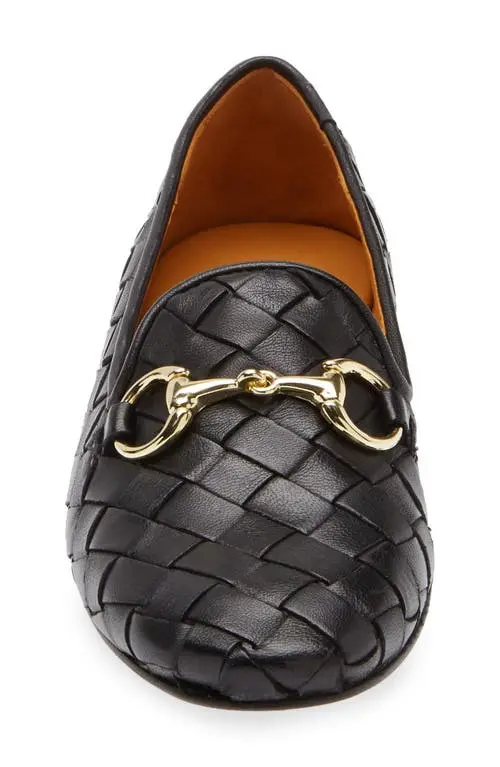 Robert Zur Letti Bit Woven Loafer - Black