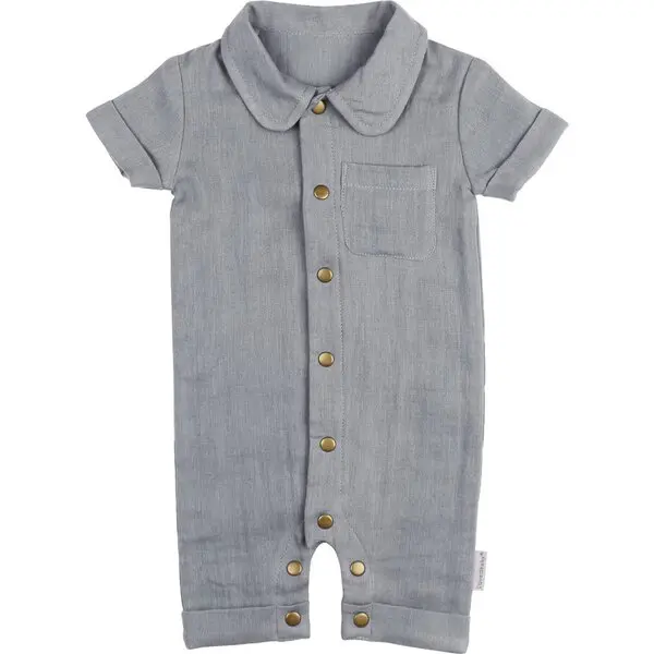 L'OVEDBABY Organic Cotton Romper - Blueberry