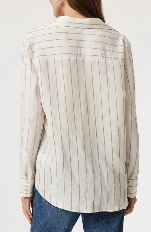 MAVI Oversized Striped Button-up Shirt