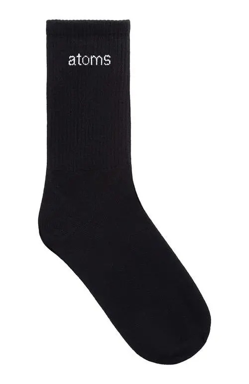 ATOMS Crew Socks - Black