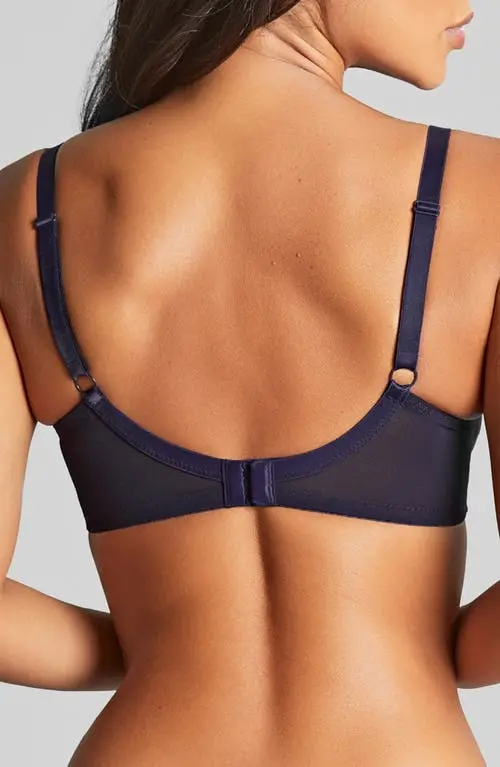 Panache Tango Underwire Low Cut Unlined Bra - Navy
