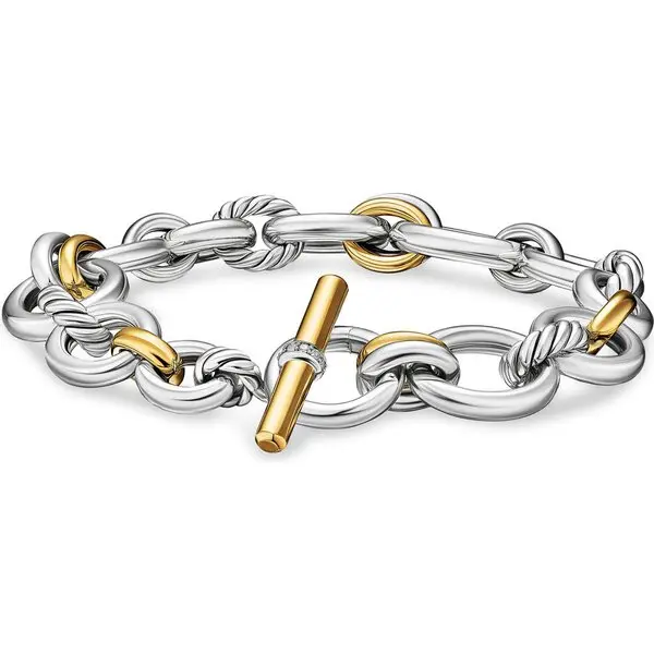David Yurman Mercer® Chain Bracelet With Diamonds - Diamond/ Two Tone