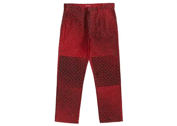 Supreme Diamond Plate Double Knee Work Pant