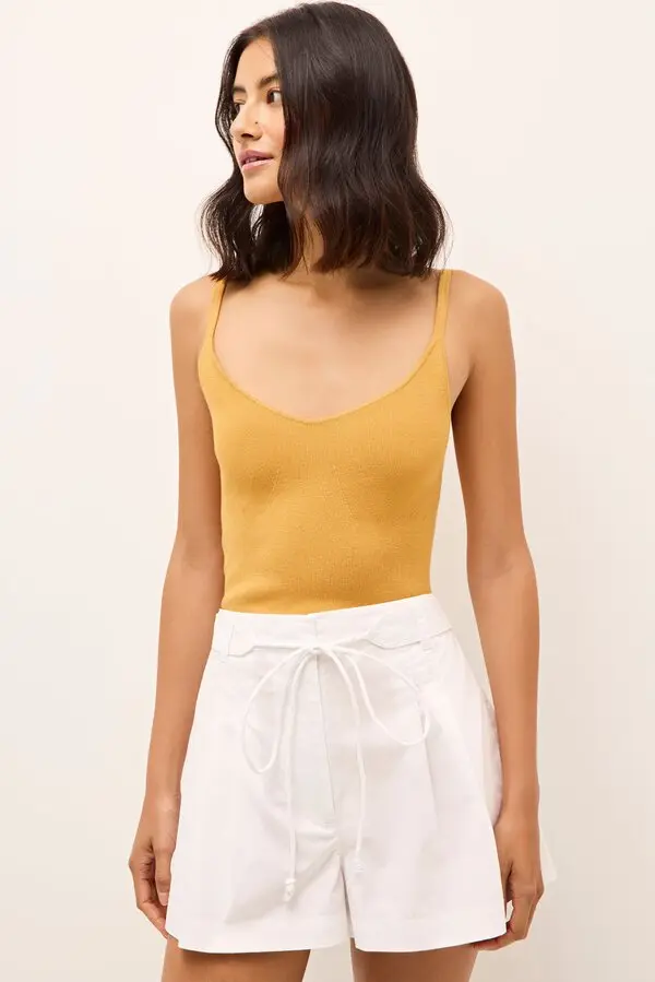 MARIE OLIVER Heather Tank - Oak