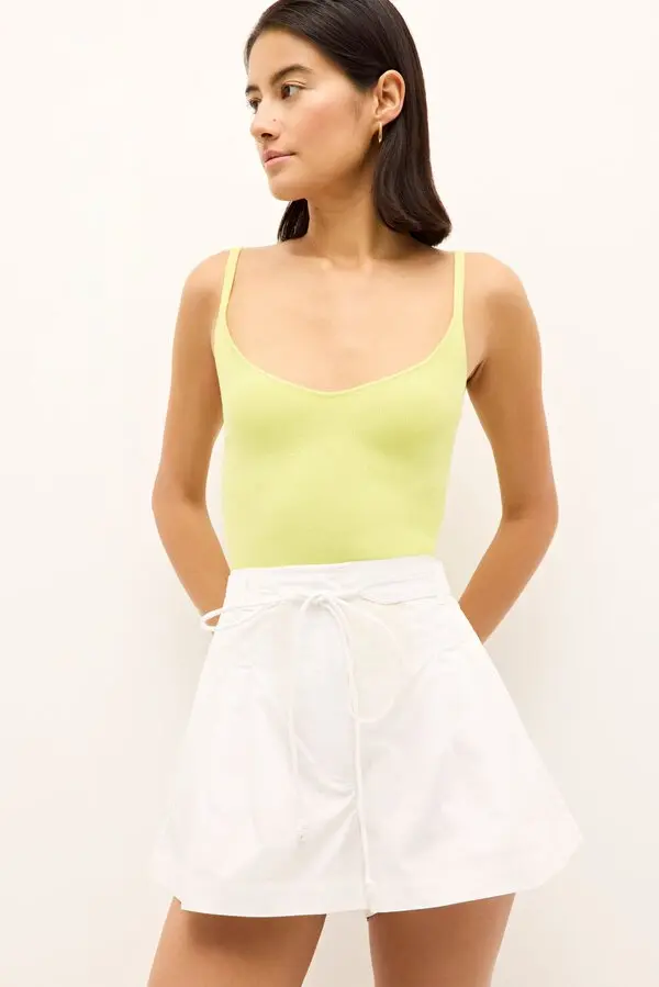 MARIE OLIVER Heather Tank - Lemonade