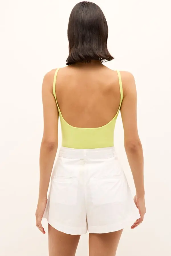 MARIE OLIVER Heather Tank - Lemonade