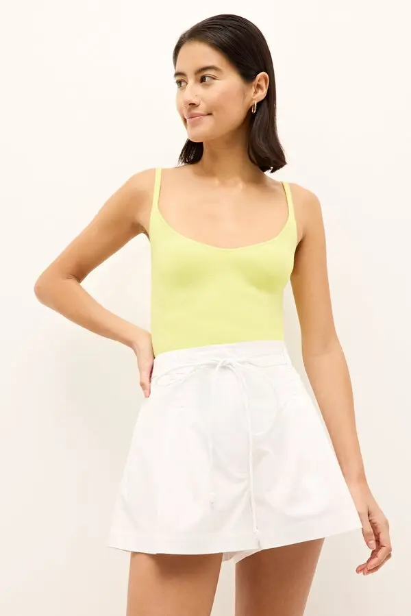 MARIE OLIVER Heather Tank - Lemonade