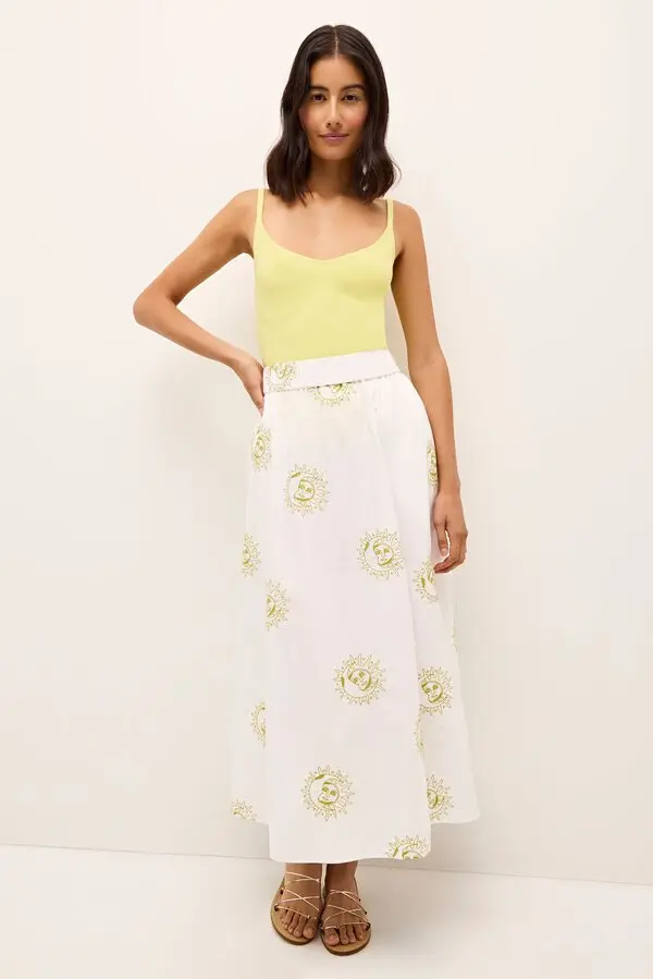 MARIE OLIVER Heather Tank - Lemonade