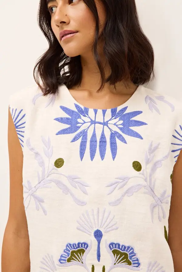 MARIE OLIVER Yvette Embroidered Mini Dress - Waltz