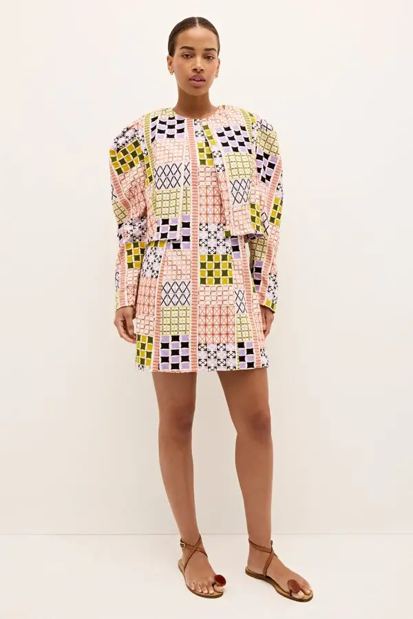 MARIE OLIVER Sheila Embroidered Cotton Jacket