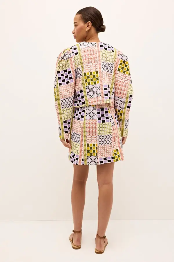 MARIE OLIVER Sheila Embroidered Cotton Jacket