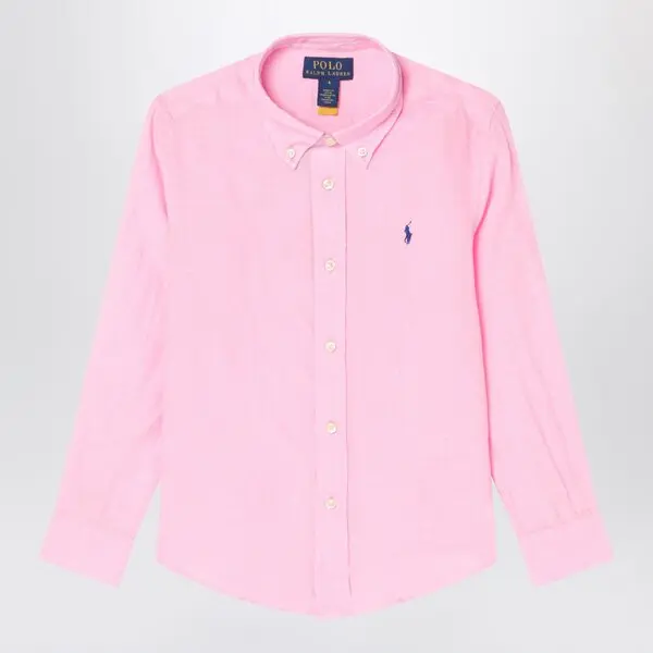 Polo Ralph Lauren Linen Button Down Shirt - Pink