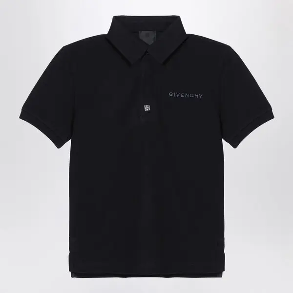 Givenchy Cotton Polo Shirt With Logo In Black - 42% Off | Editorialist