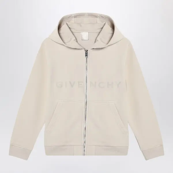Givenchy Hooded Zip-up Sweatshirt With Logo
