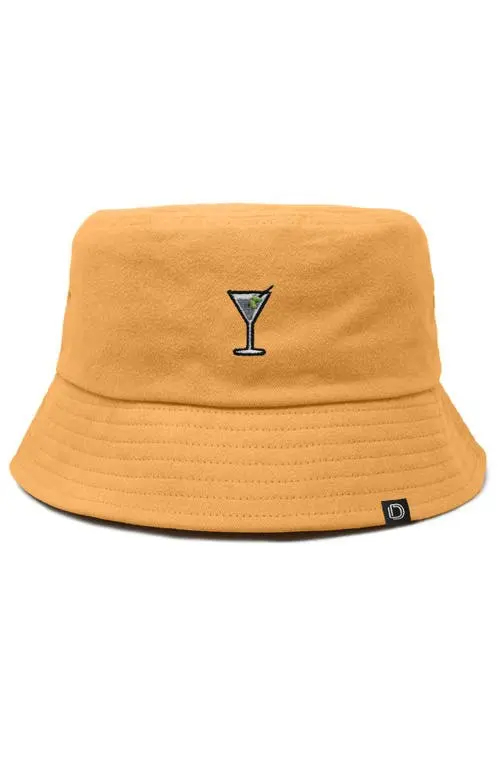 DALIX Martini Bucket Hat - Golden Cream