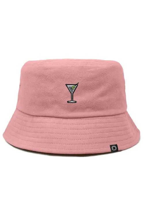 DALIX Martini Bucket Hat - Peach Melba