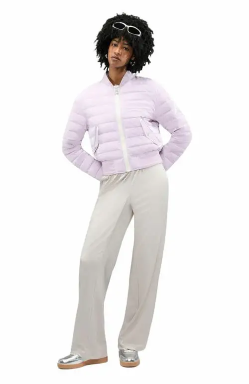 ALPENHAUS Cluza Reversible Quilted Bomber Jacket - Orchid Ice