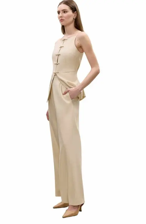 Rebecca Taylor Beatrice Stretch Linen Pant