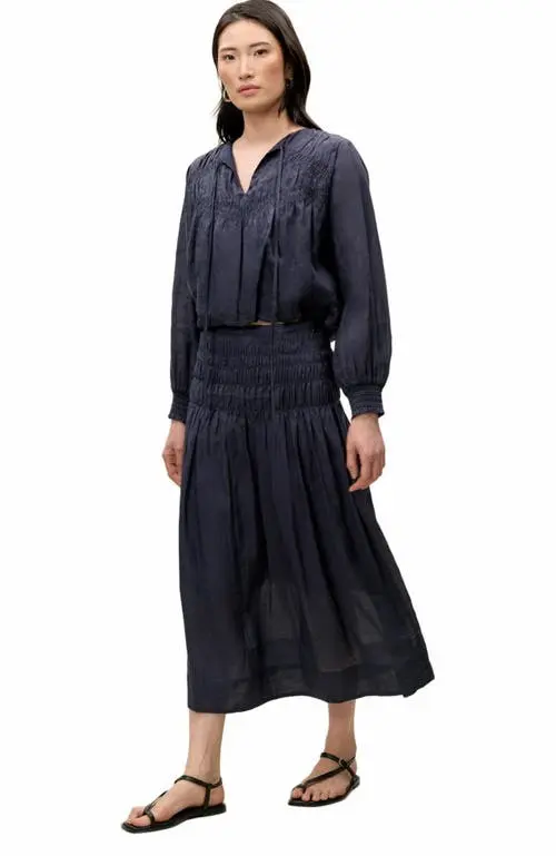 Rebecca Taylor Anya Ramie Blouse