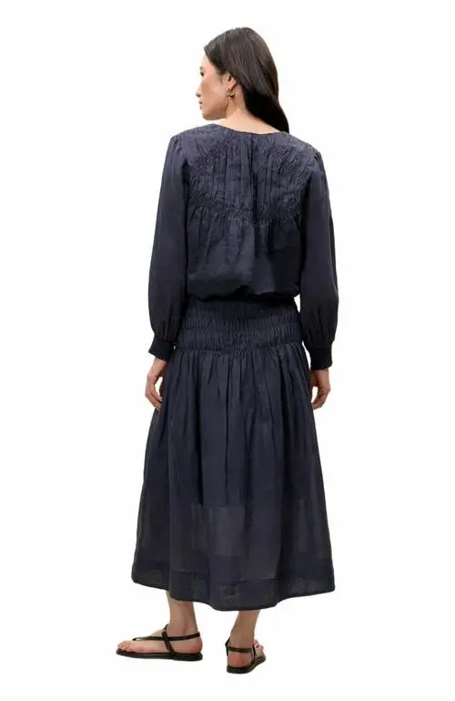 Rebecca Taylor Anya Ramie Blouse
