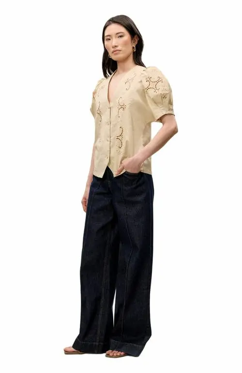 Rebecca Taylor Raquel Twill Shirt