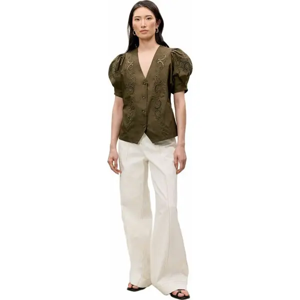 Rebecca Taylor Raquel Twill Shirt