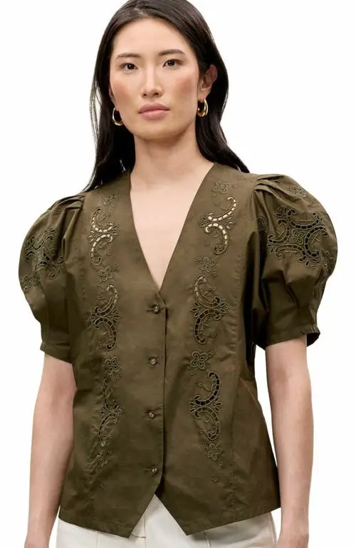 Rebecca Taylor Raquel Twill Shirt