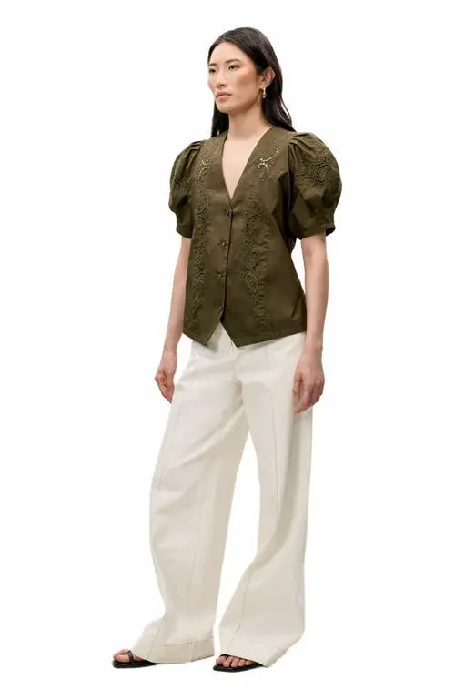 Rebecca Taylor Raquel Twill Shirt