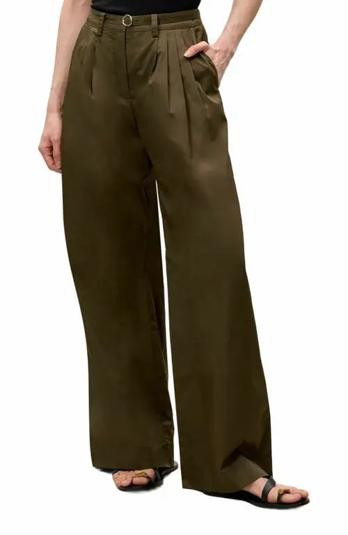Rebecca Taylor Raquel Twill Pant - Olive