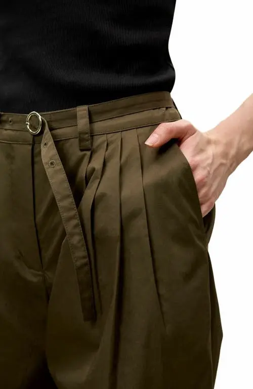 Rebecca Taylor Raquel Twill Pant - Olive