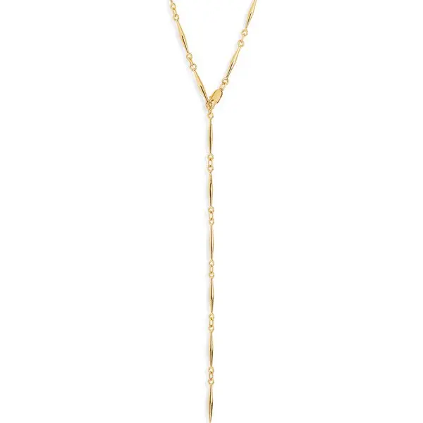 TOM FORD Arrow Lariat Necklace - Vintage Gold