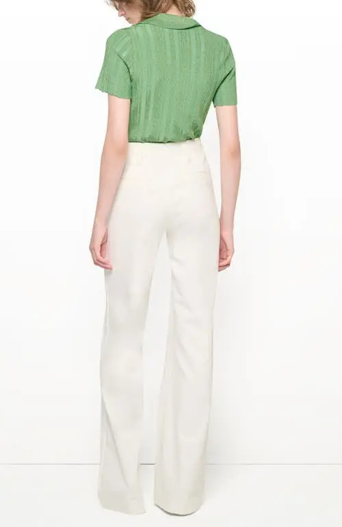 AS By DF As B Y Df Casablanca Straight Leg Trousers