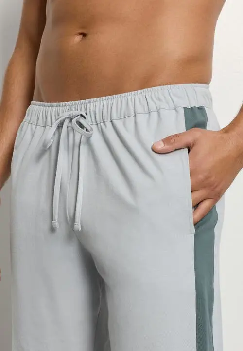 Hanro Night & Day Cotton Bermuda Shorts - Skyline Gray