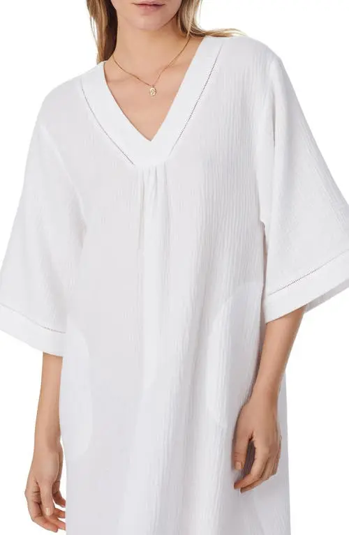 Eileen West Cotton Gauze Caftan