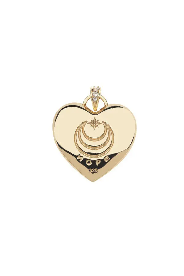 JANE WIN Hope Through All The Seasons Heart Pendant