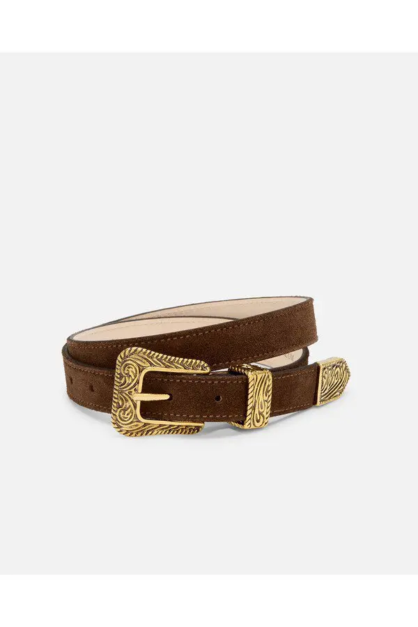 AUREUM No. 15 Leather Belt - Gold