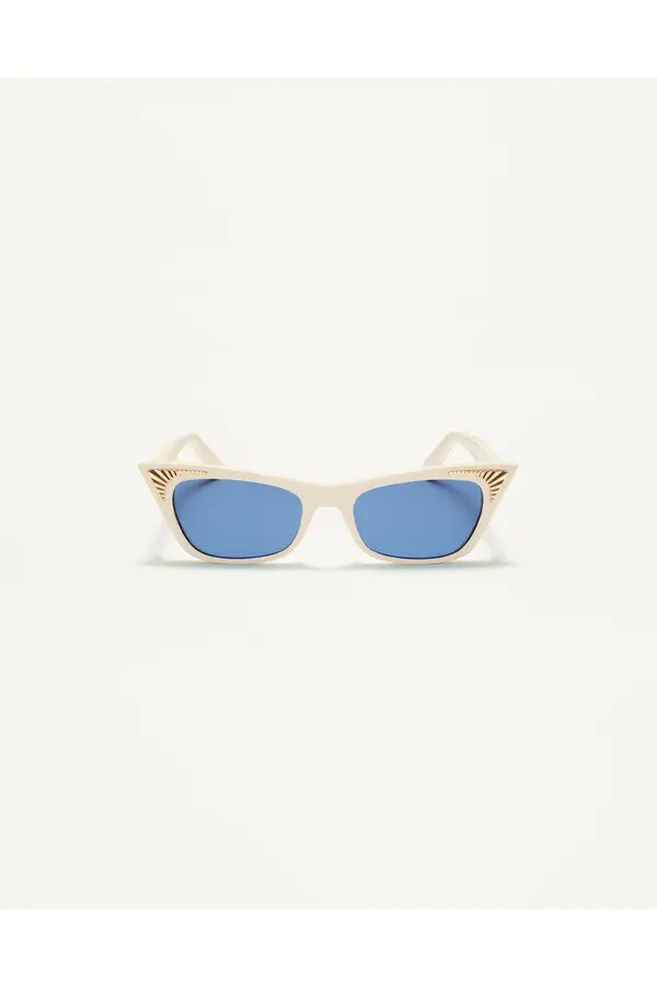 Valentino Garavani Cat-eye Acetate Frame Sunglasses - Blue