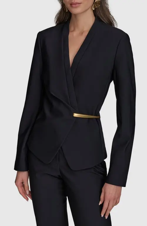 Donna Karan New York Wrap Blazer - Blk