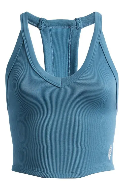 Free People All Clear Crop Racerback Tank - Riptide