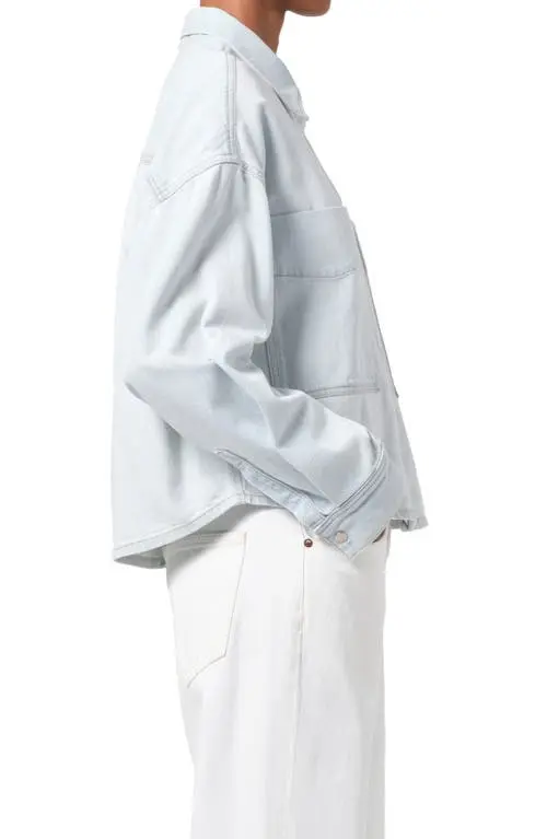 AGOLDE Myah Snap-up Denim Shirt