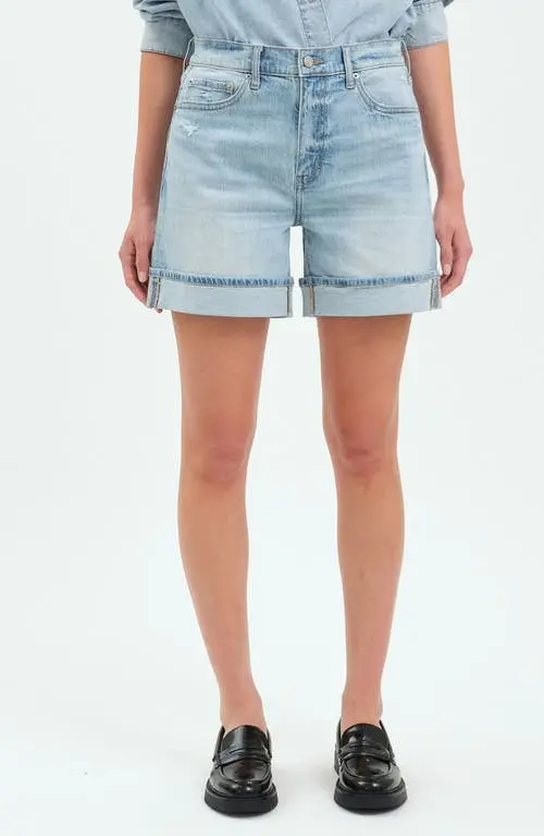DAZE Easy Rider High-waist Denim Shorts
