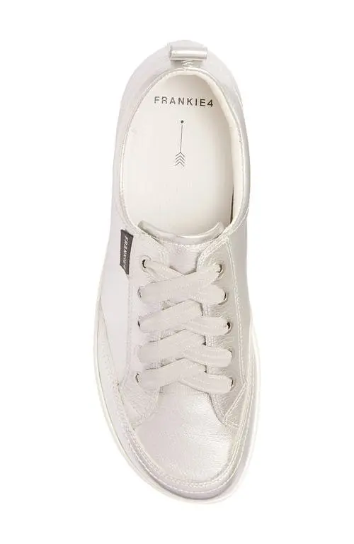 FRANKIE4 Ellie V Sneaker - Silver Tumbled