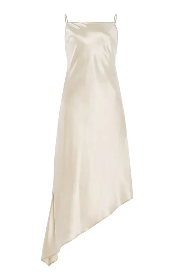 BY MALENE BIRGER Leviana Satin Midi Dress - Ivory