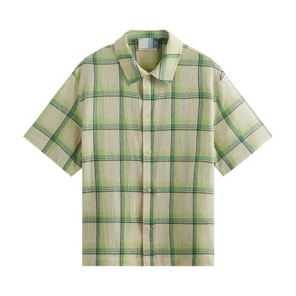 Kith Boxy Collared Overshirt 'apex - Multicolor